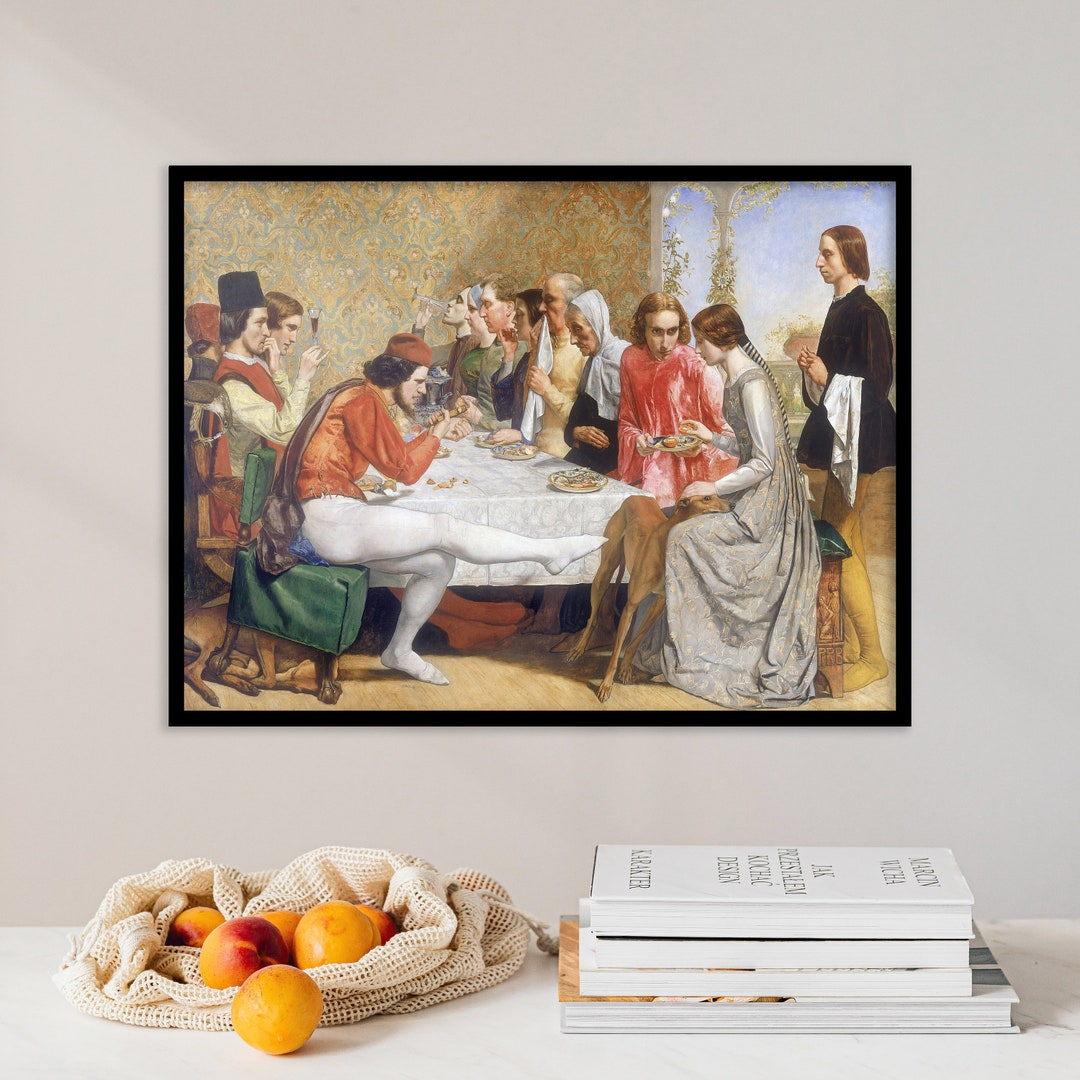 John Everett Millais - Isabella (1849) - Classic Painting Photo Poster ...