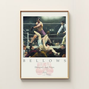 George Bellows Print Dempsey and Firpo 1925 Vintage Boxing Print MMA ...