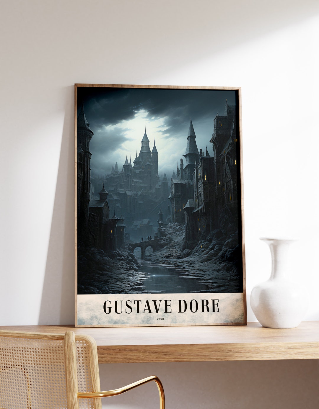Castle Art | Gustave Dore | Gothic Wall Art | Aesthetic Wall Art ...