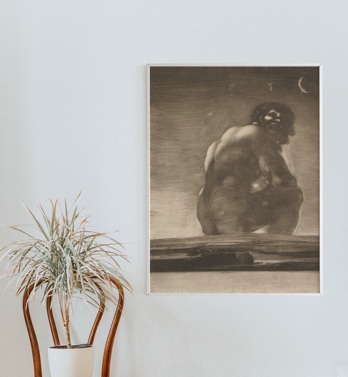 Francisco Goya Giant Seated in a Landscape 1818 Classic - Etsy