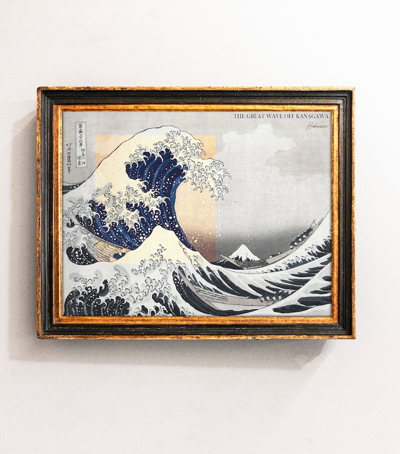 Hokusai - the Great Wave off Kanagawa (1832) | Ukiyo-e Exhibition Print ...