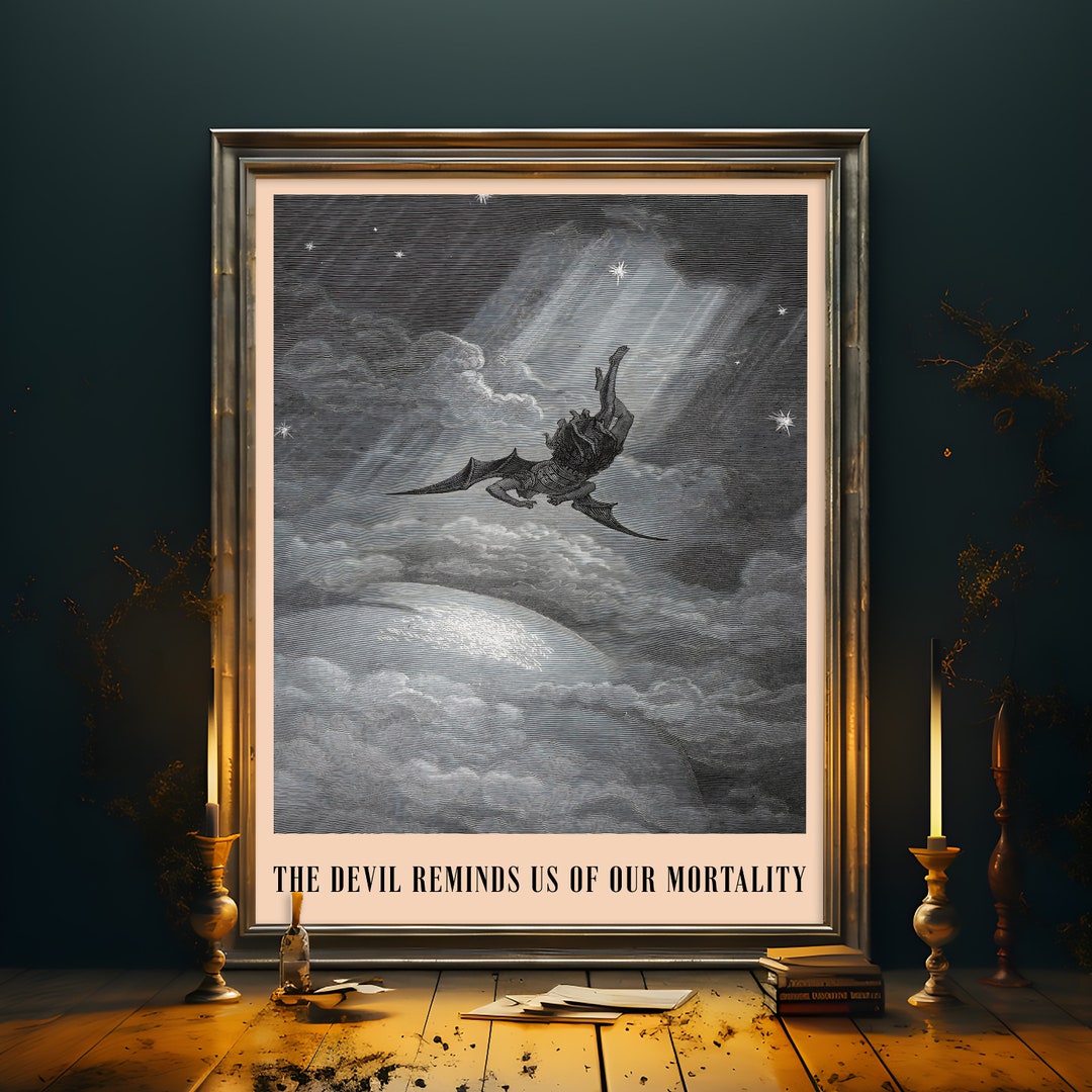 Mortality Artwork | Memento Mori Poster | Gustave Dore Print ...