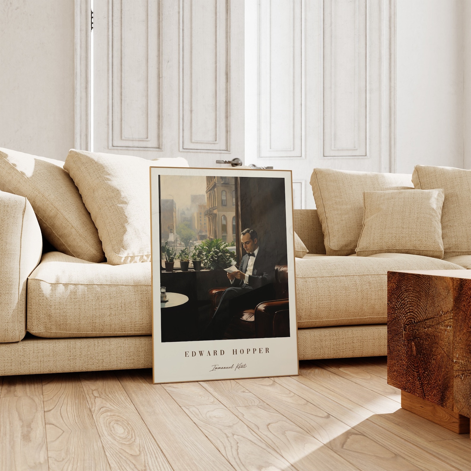 Immanuel Kant Poster | Edward Hopper | Vintage Immanuel Kant | Modern ...
