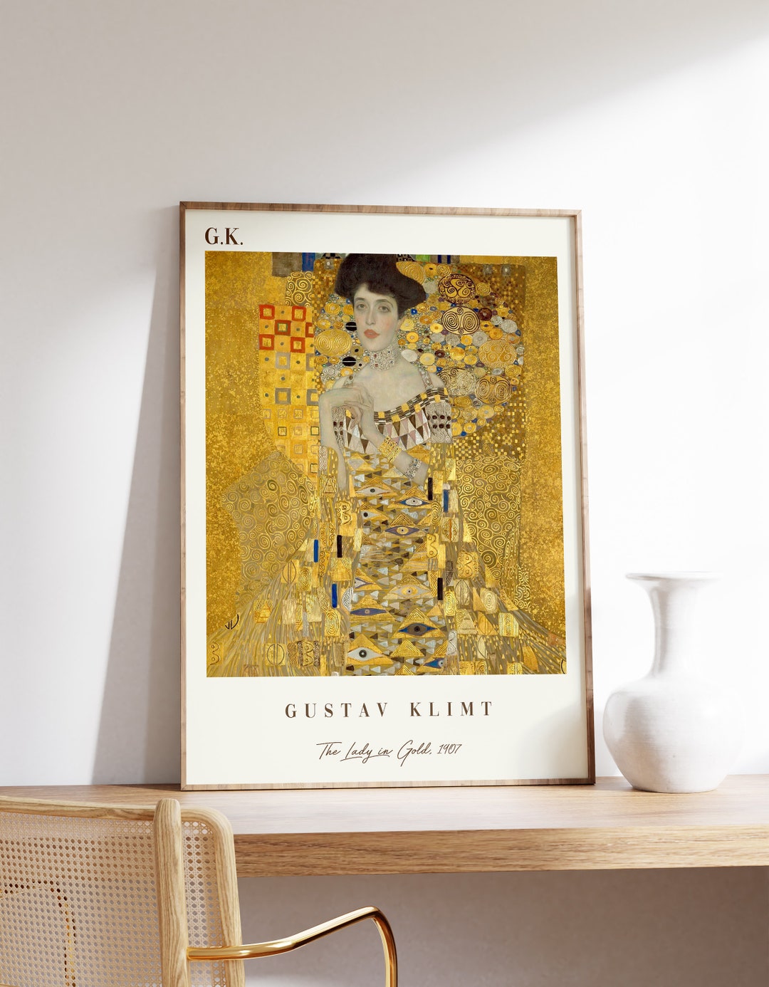 Gustav Klimt Art Print | the Lady in Gold Print | Gustav Klimt Prints ...