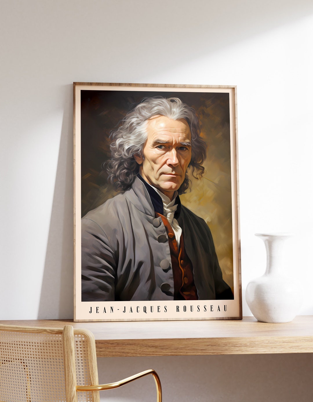 Jean-jacques Rousseau | Philosophy Print | Jean-jacques Rousseau Poster ...