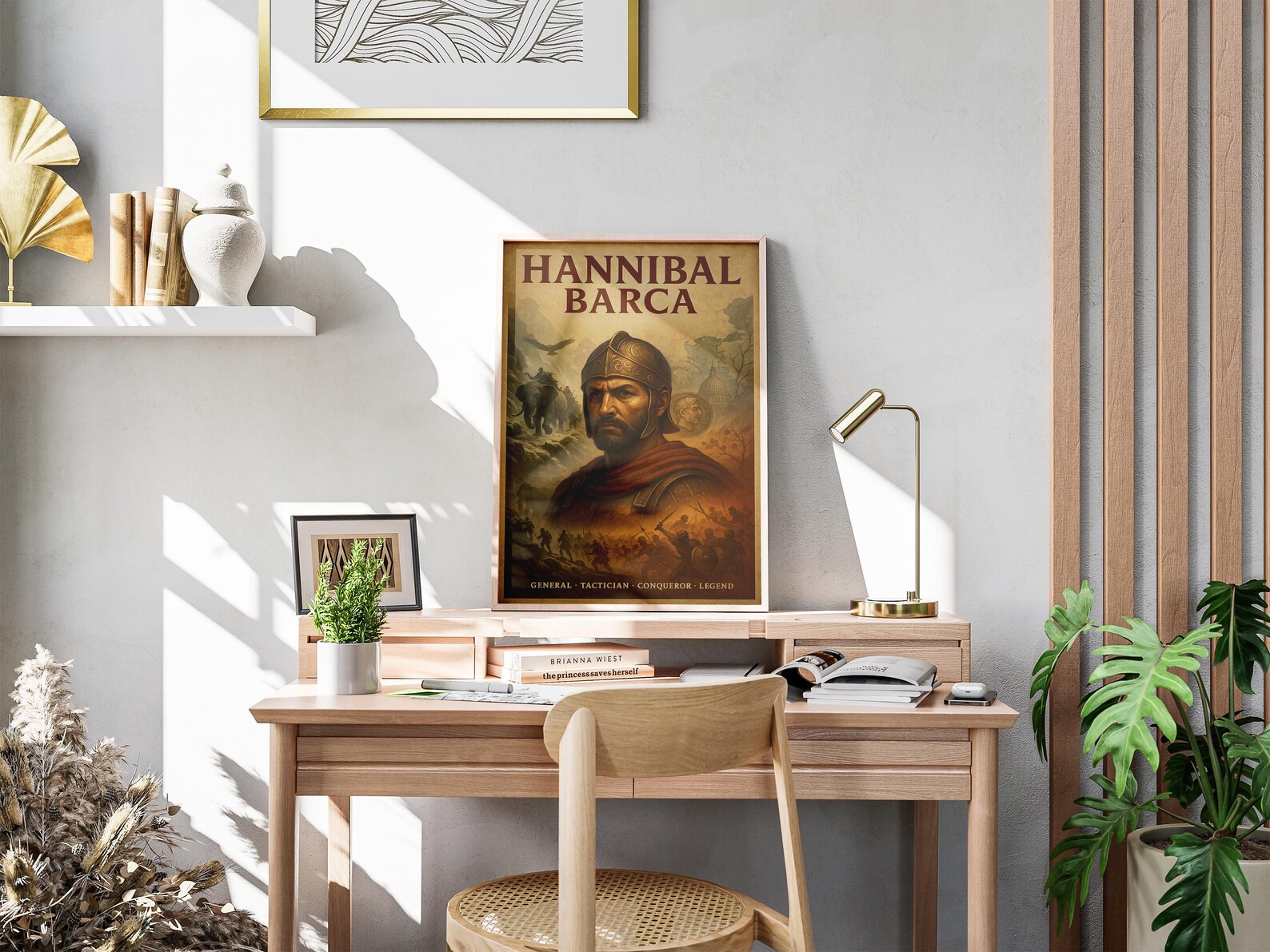 Hannibal Barca Poster, Carthage War Art, Ancient Rome Print, Historic ...