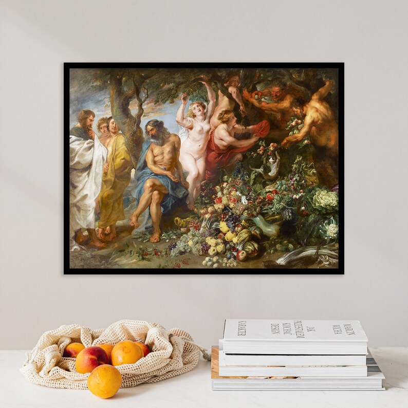 Peter Paul Rubens Pythagoras Advocating Vegetarianism 1630 - Etsy