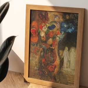 Odilon Redon - Apparition (1905) - Reproduction of a Classic Painting ...