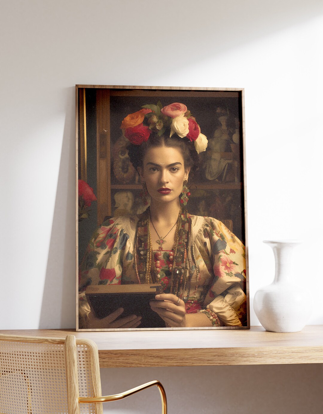 Frida Kahlo Frida Kahlo Poster Vintage Art Antique Decor Modern Wall ...