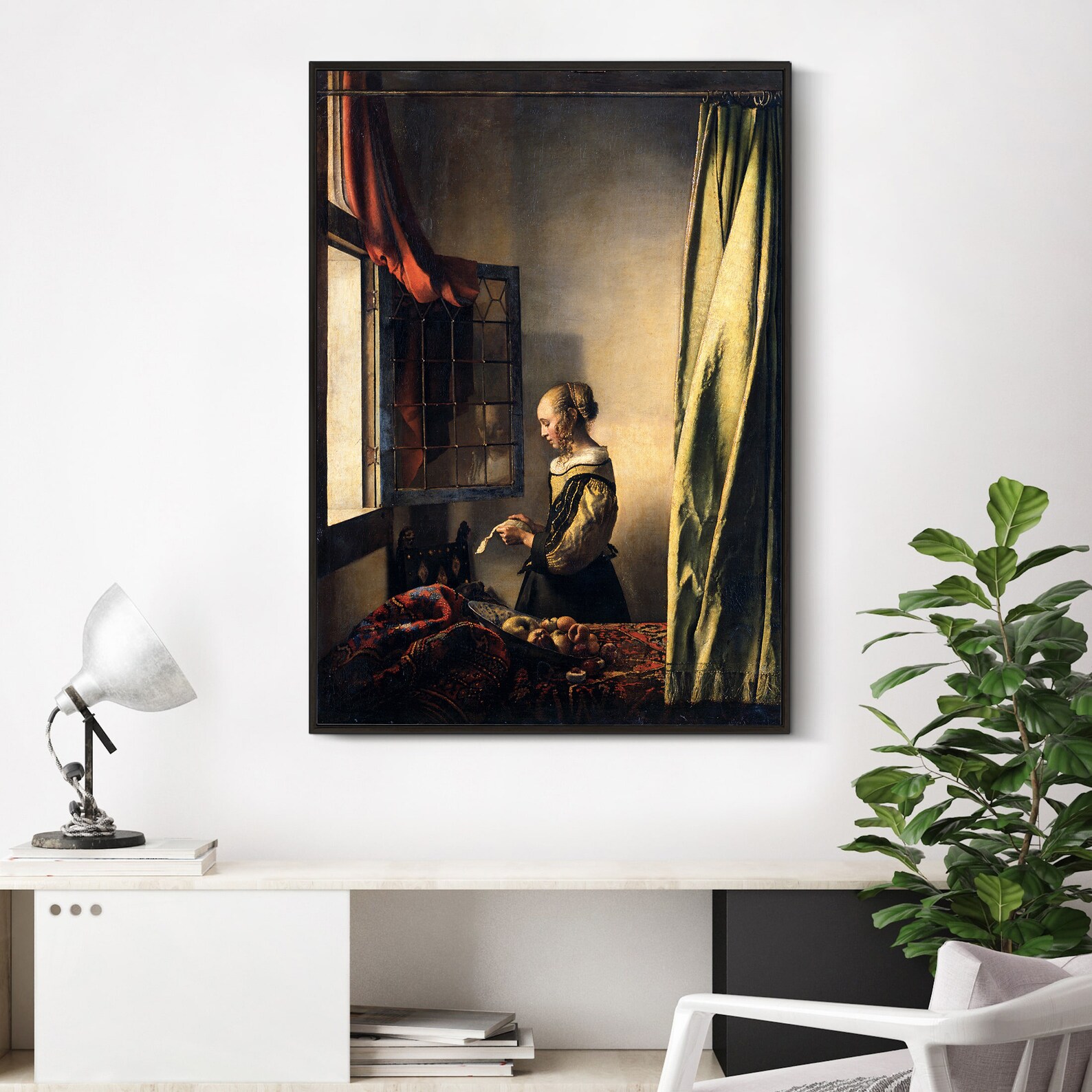 Johannes Vermeer Girl Reading a Letter at an Open Window | Etsy