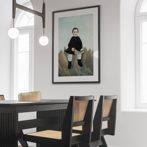 Henri Rousseau - Boy on the Rocks (1895) - Classic Painting Photo ...