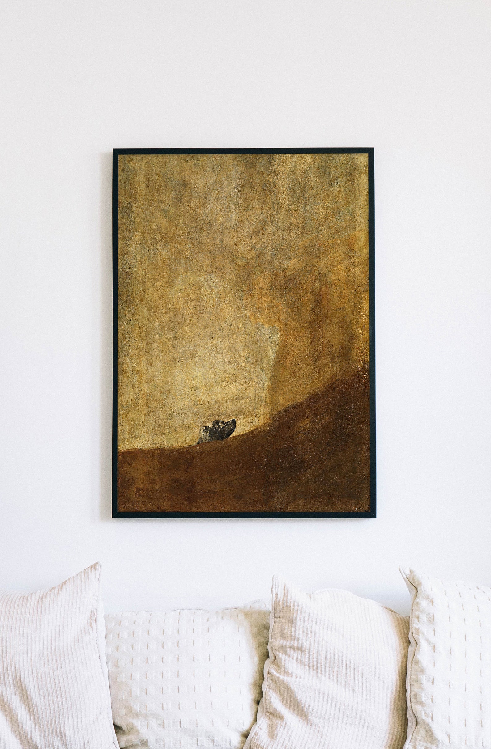 Francisco Goya the Dog 1823 Classic Painting Photo | Etsy