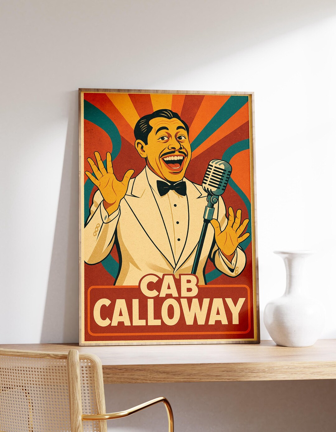 Cab Calloway | Musical Print | Jazz Poster | Jazz Portrait | Musical ...