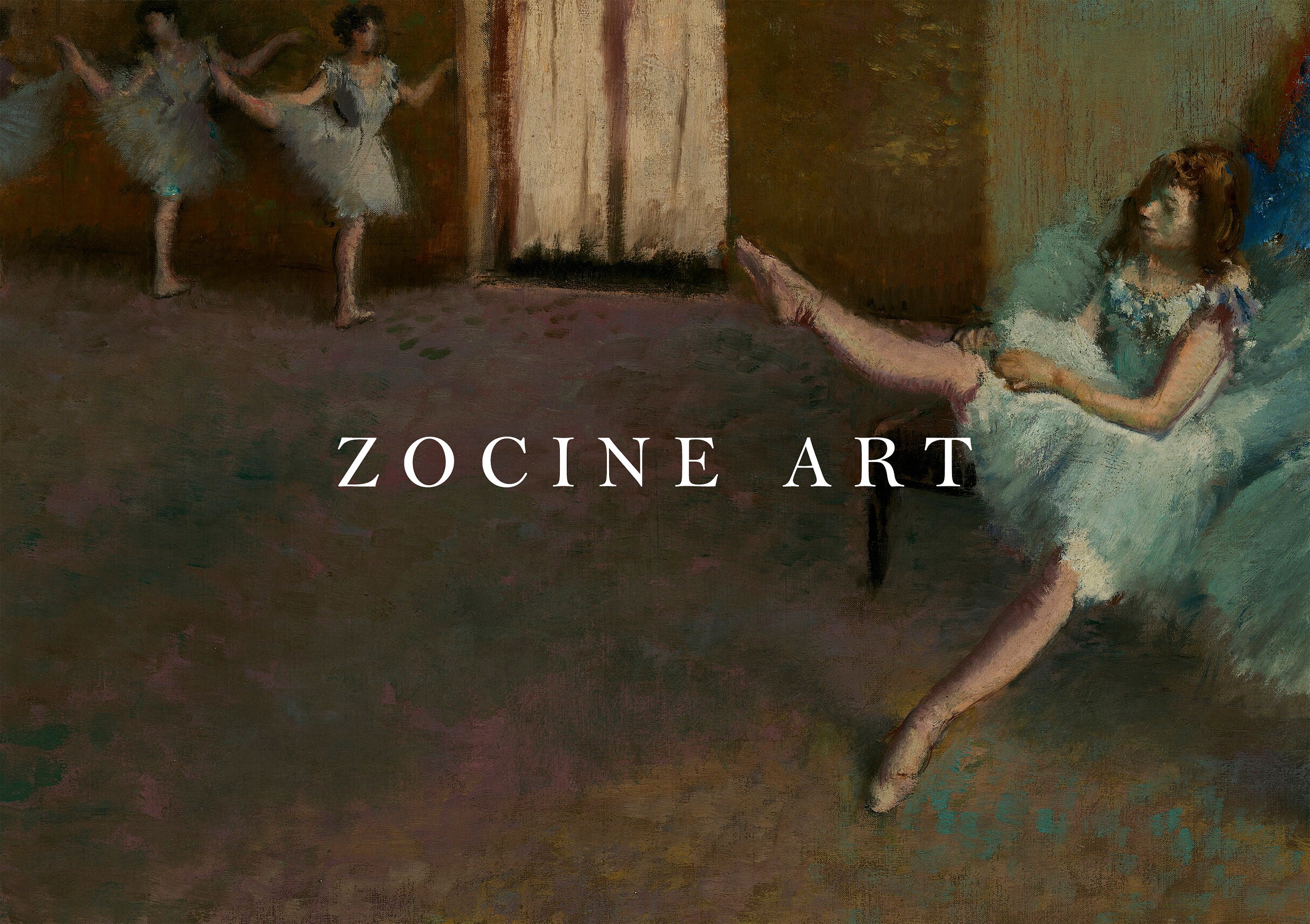 Edgar Degas Before the Ballet 1890 Vintage Painting - Etsy