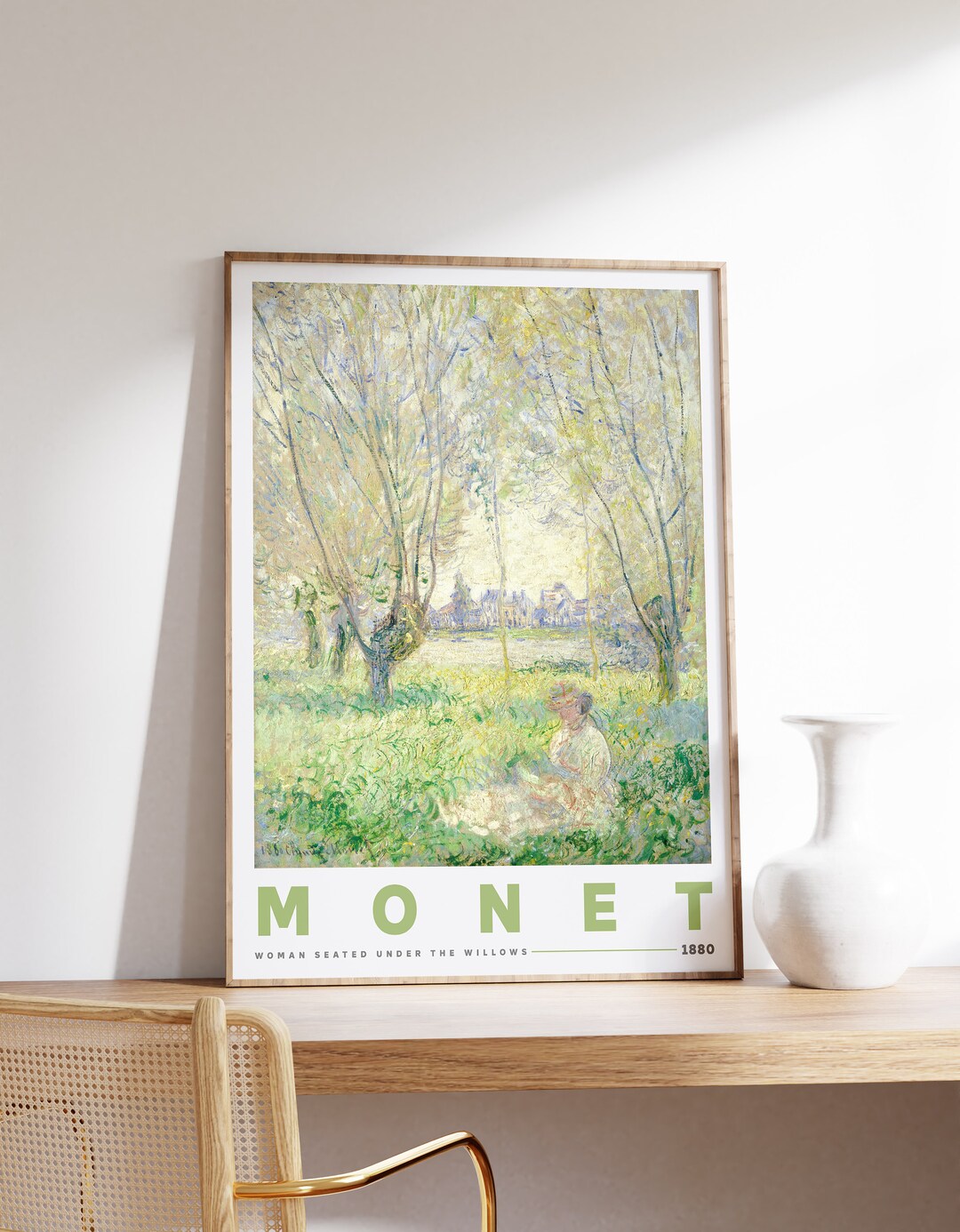Claude Monet Art Print | Water Color Calming Beautiful Nature Scenery ...