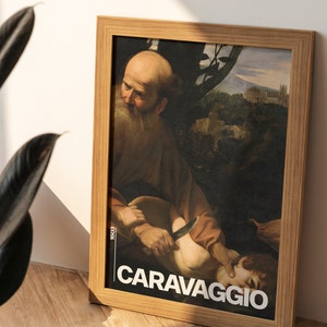 Baroque Art Print| Caravaggio | Renaissance Print | Exhibition Poster ...
