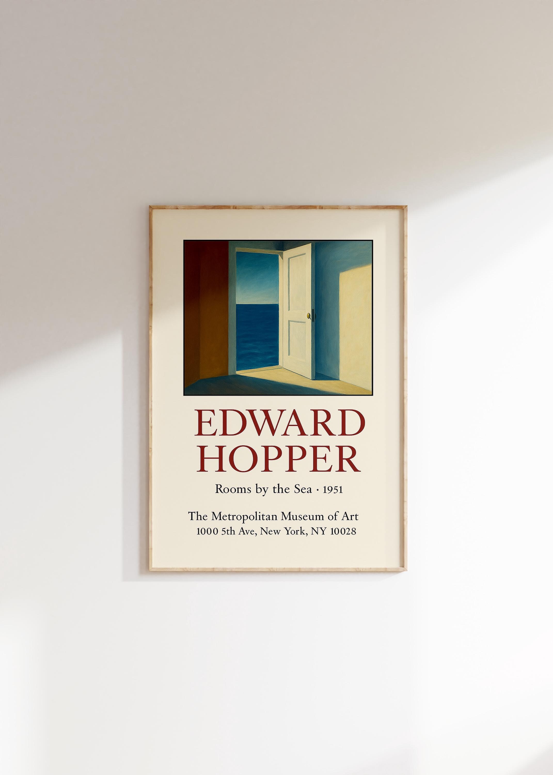 Edward Hopper Poster, Rooms by the Sea Print, New York Art ...
