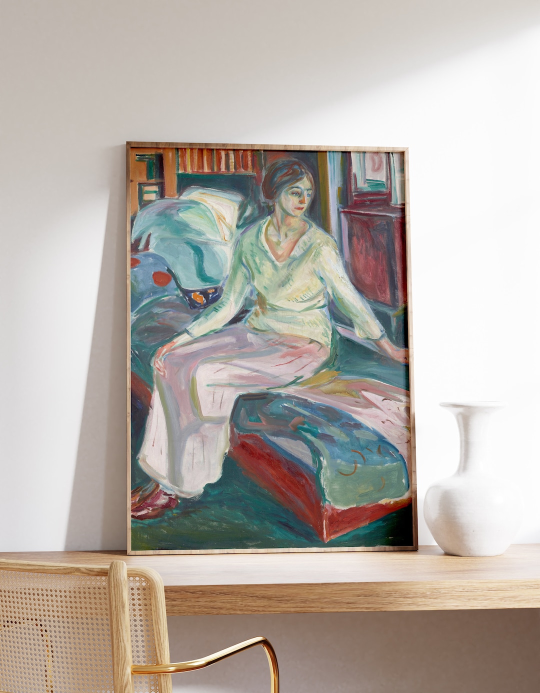 Edvard Munch Prints | Seated Model on the Couch (1924–26) | Vintage ...