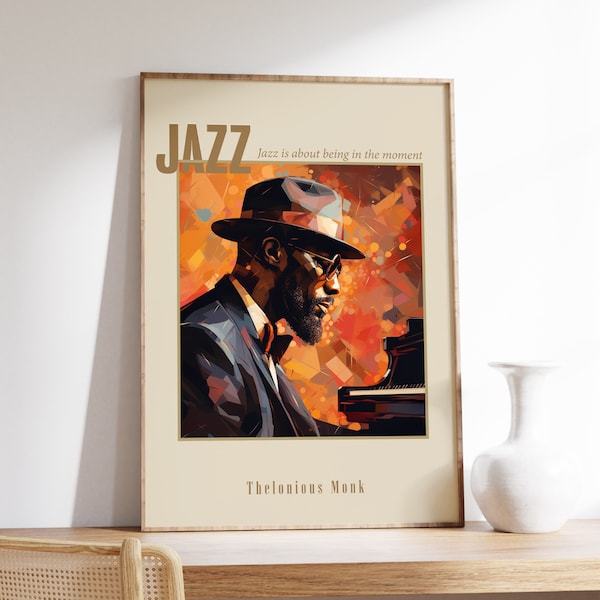 Thelonious Monk Poster - Etsy