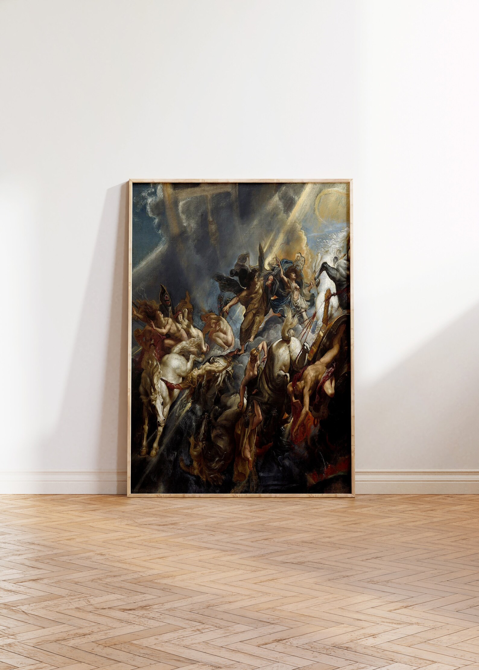 Peter Paul Rubens - the Fall of Phaeton (1605) | Vintage Painting Print ...