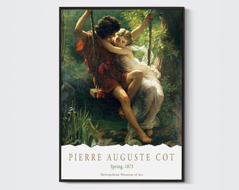 Pierre Auguste Cot Spring Time Print Poster - Etsy