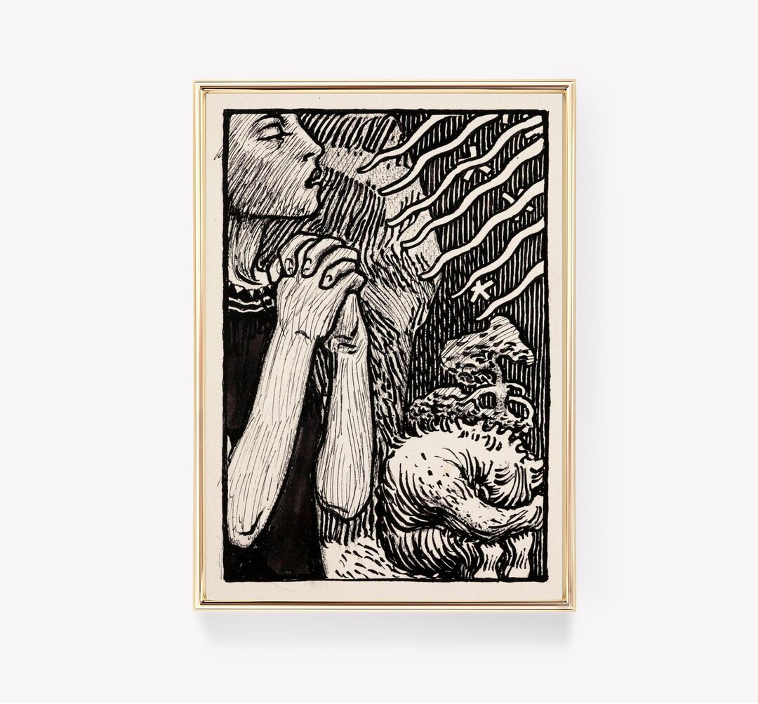 Edvard Munch | the Storm Print | Vintage Painting | Expressionist Wall ...