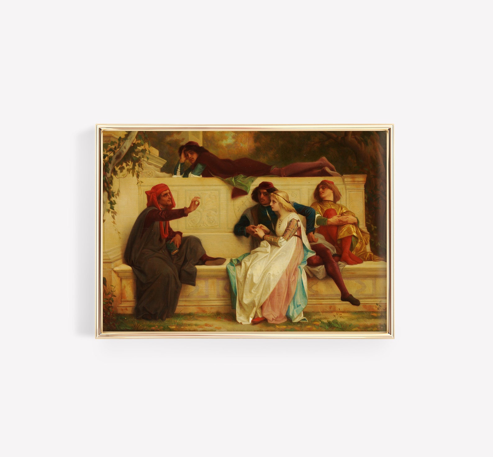 Alexandre Cabanel - Florentine Poet (1861) | Vintage Poster | Apartment ...