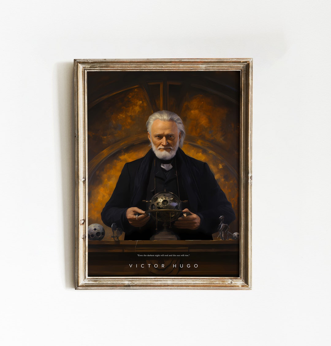 Victor Hugo Poster | Philosopher Print | Bookworm Gift | Quote Decor ...