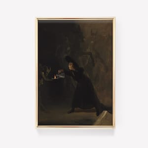 The Devil’s Lamp - Francisco De Goya, C.1798 | Vintage Painting | Wall ...