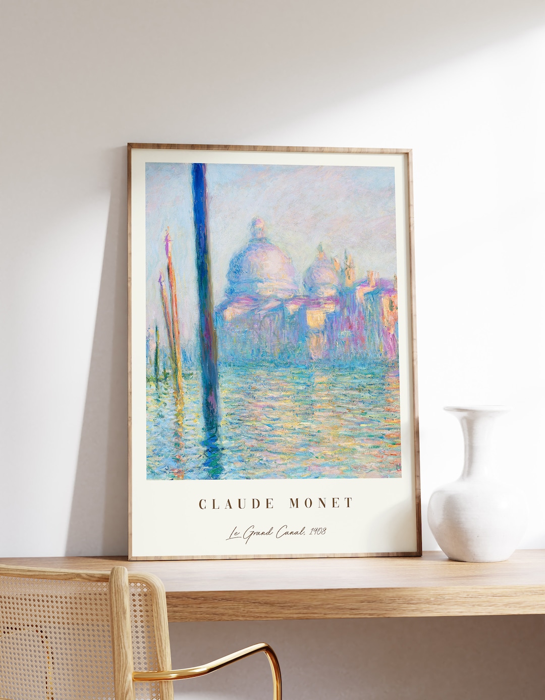 Claude Monet Art Print | Le Grand Canal | Exhibition Poster | Monet ...