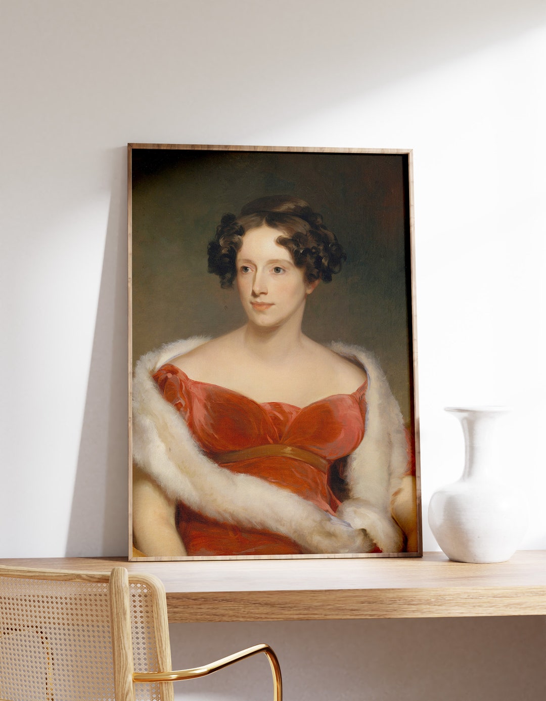 Thomas Sully - John Biddle (1818) | Vintage Poster | Woman Painting ...
