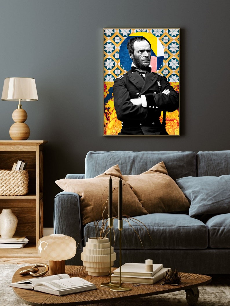 William Tecumseh Sherman Poster Photo Poster Print Gift | Etsy