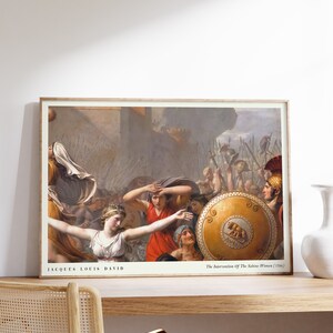 Jacques Louis David Art Print | the Intervention of the Sabine Women ...