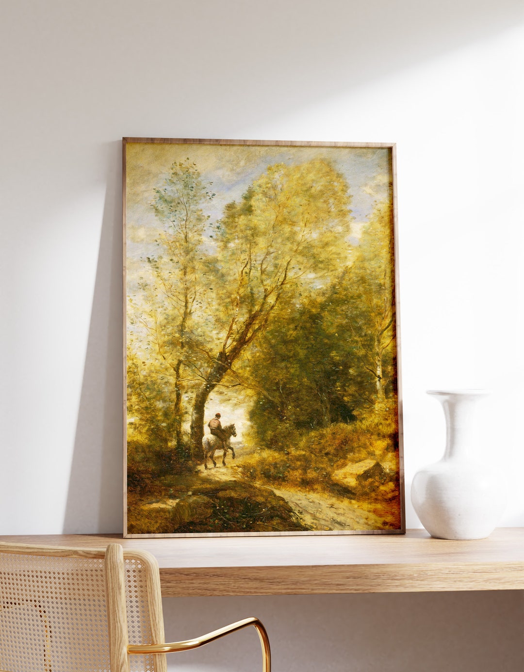 Jean-baptiste-camille Corot - the Forest of Coubron (1872) | Vintage ...