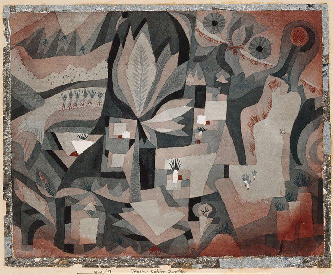 Paul Klee Fata Morgana | Abstract Art Print | Vintage Painting | Wall ...