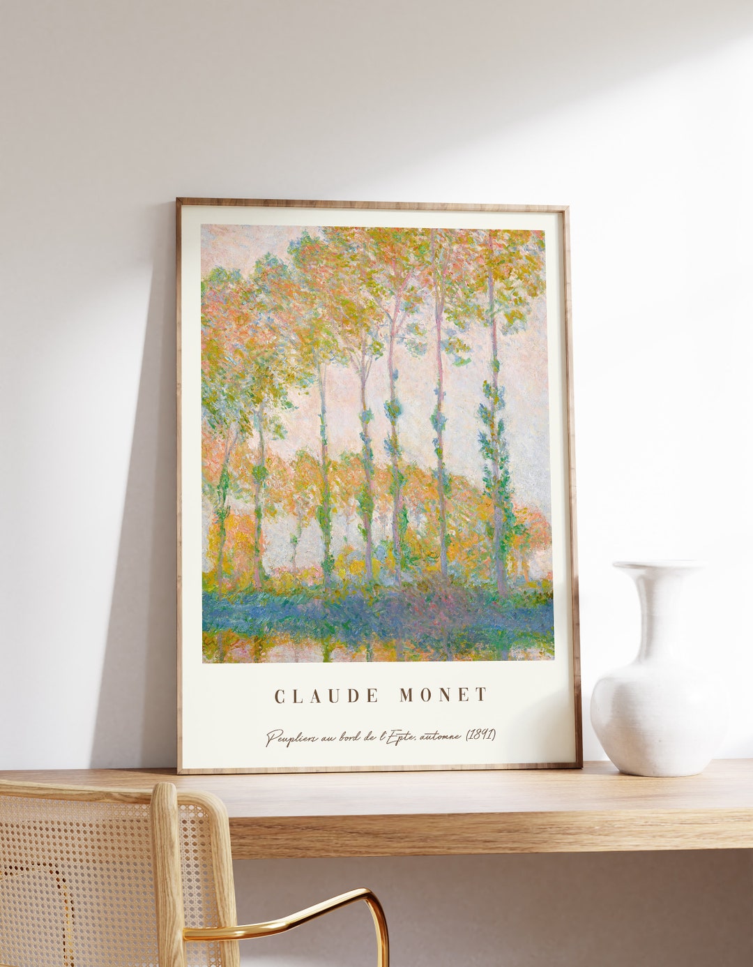 Claude Monet Prints | Peupliers Au Bord De L’epte, Automne (1891 ...