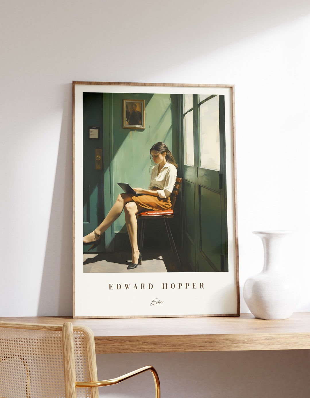 Echo Painting | Edward Hopper | Echo Poster | Mid Century Modern | Art ...