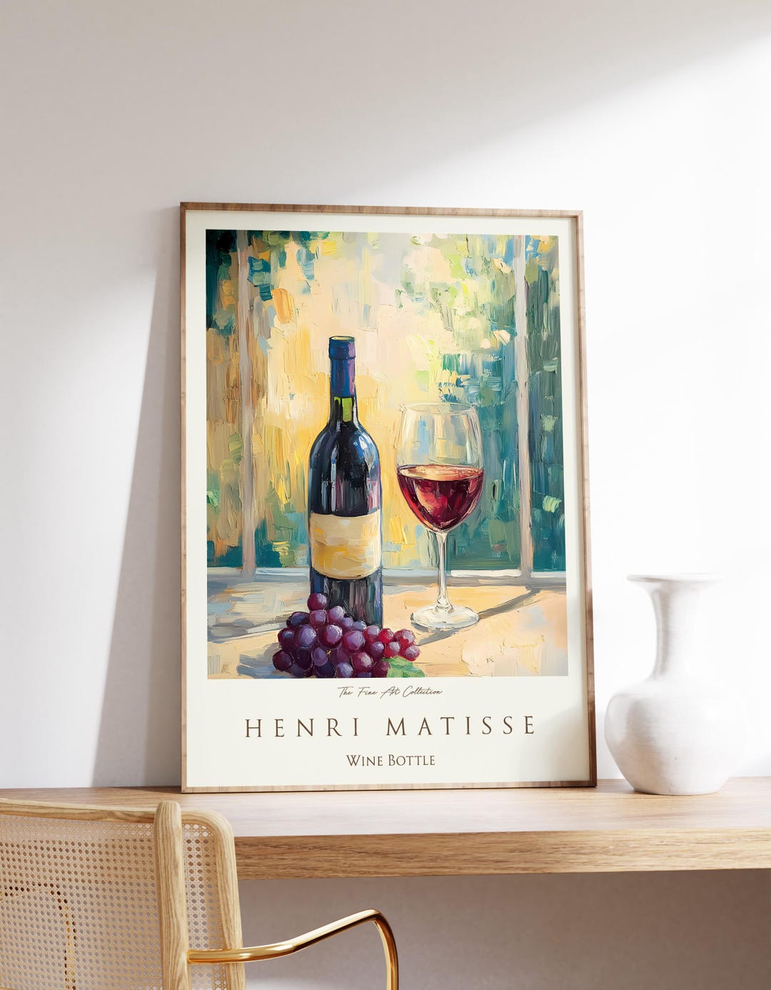 Henri Matisse Print | Vintage Painting | Wine Bottle Poster | Modern ...