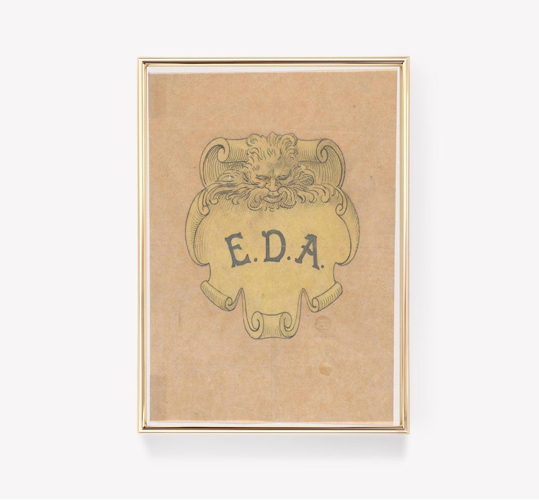 Lion Devouring Print | Ingres Art Print | Classic Animal Print ...