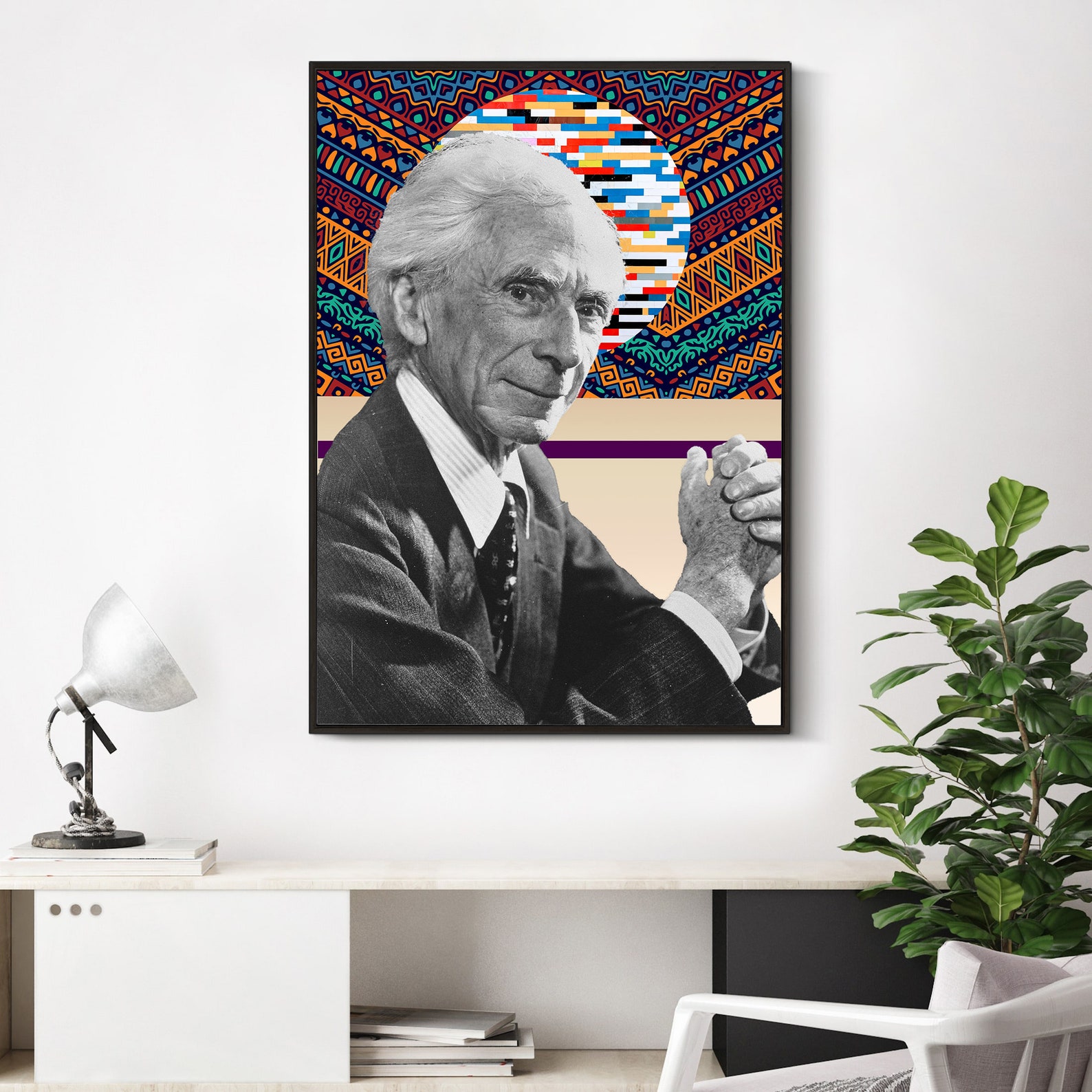 Bertrand Russell, Exhibition Poster, Pattern Poster, Russell Print ...