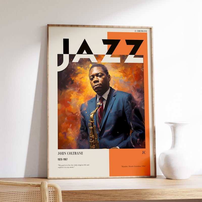 Coltrane Poster - Etsy