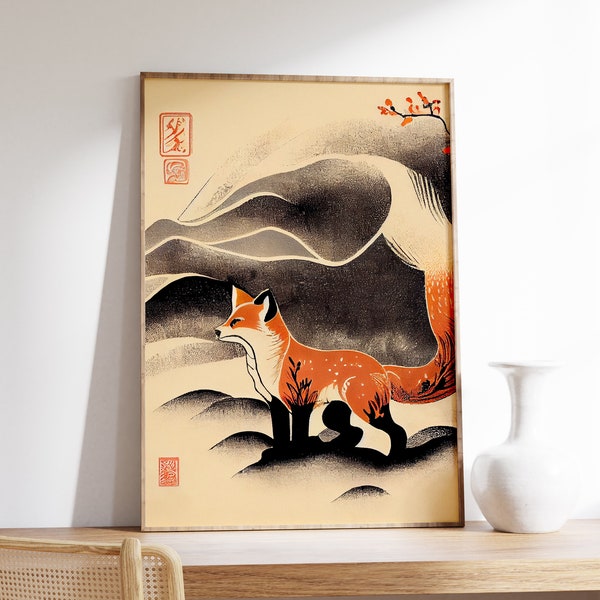 Fox Art - Etsy