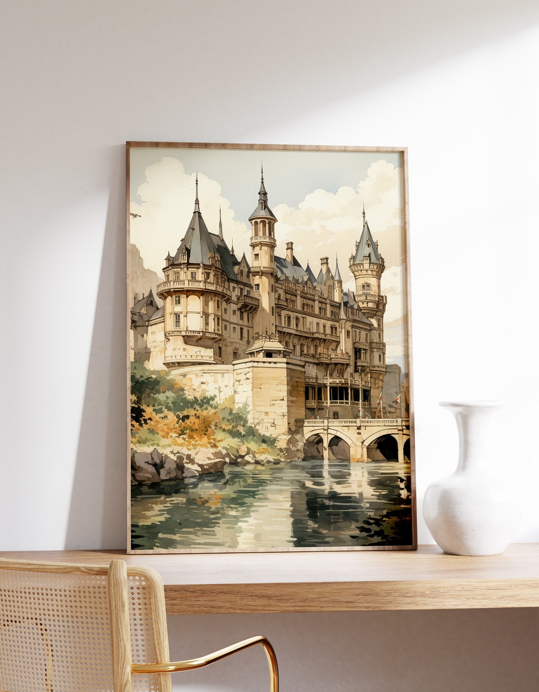 Castle | Cottagecore Wall Art | Moody Floral Print | Goblincore Decor ...