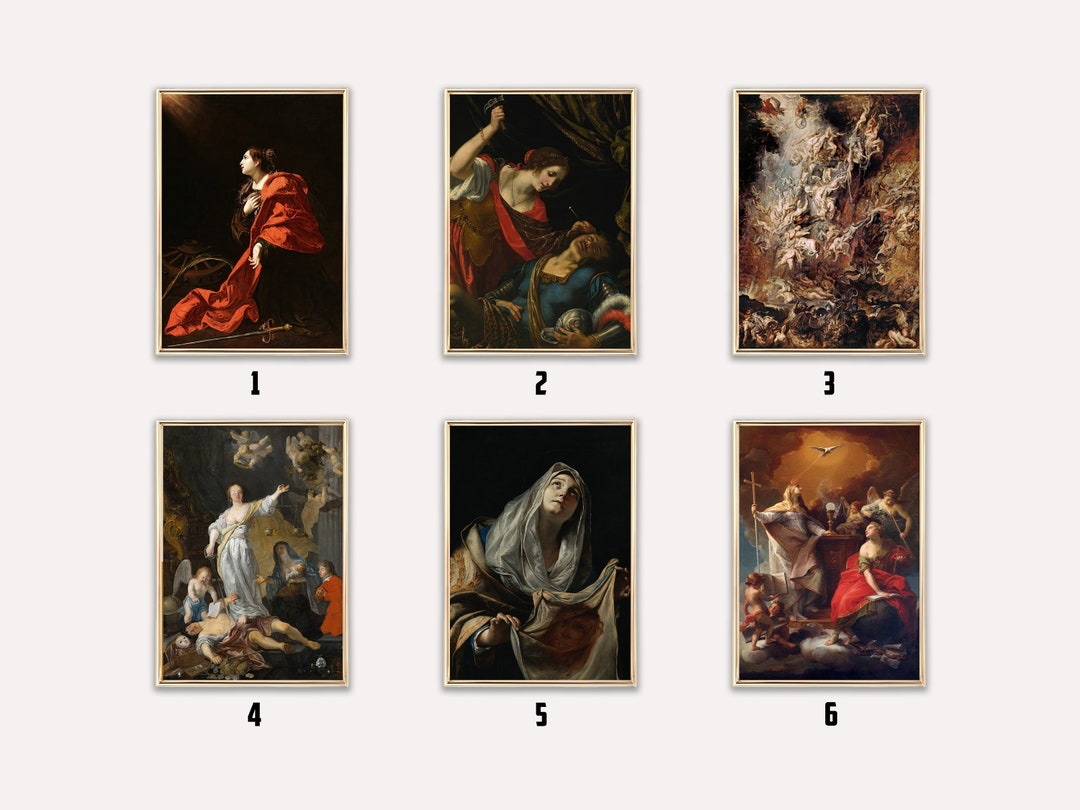Baroque Art Print | Renaissance Print | Vintage Poster | Religious Wall ...