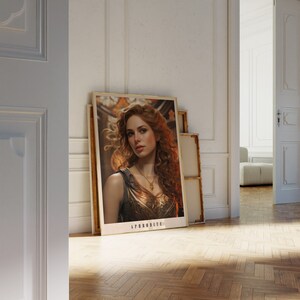 Aphrodite Poster | Mythology Poster | Ancient Greece Art | Mythical ...