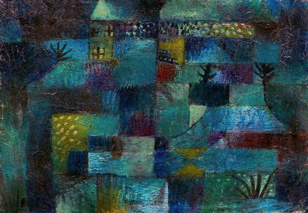 Paul Klee Art | the Castle and the Sun | Abstract Poster | Vintage ...