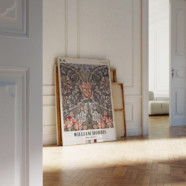 William Morris Exhibition Poster | Art Nouveau Print | William Morris ...