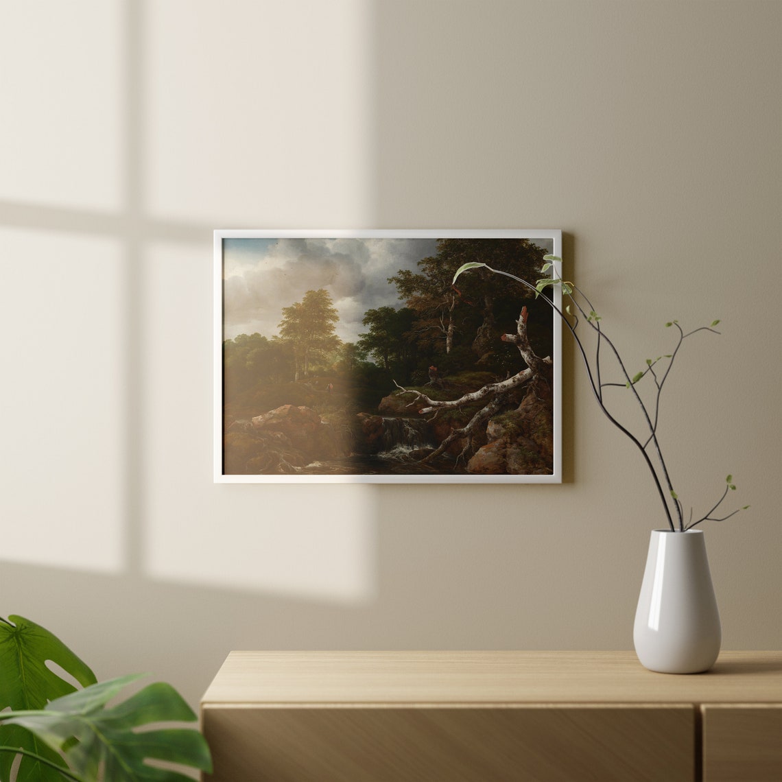 Jacob Van Ruisdael Forest Scene 1655 Landscape Decor - Etsy