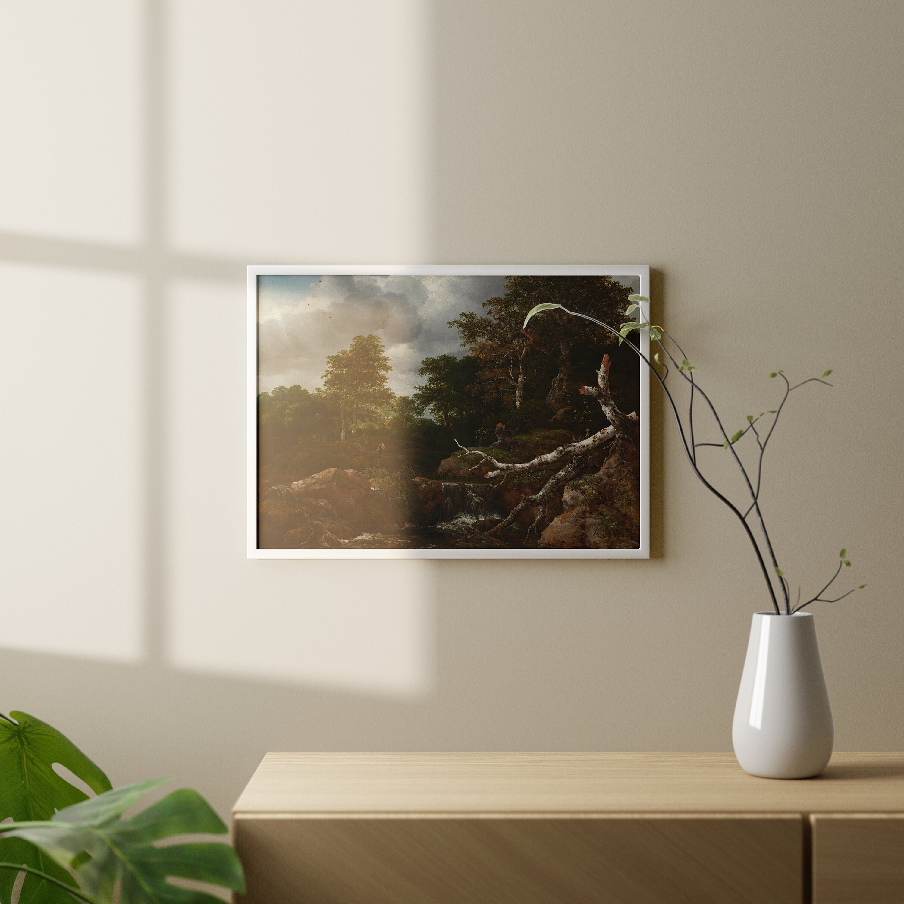 Jacob Van Ruisdael Forest Scene 1655 Landscape Decor - Etsy