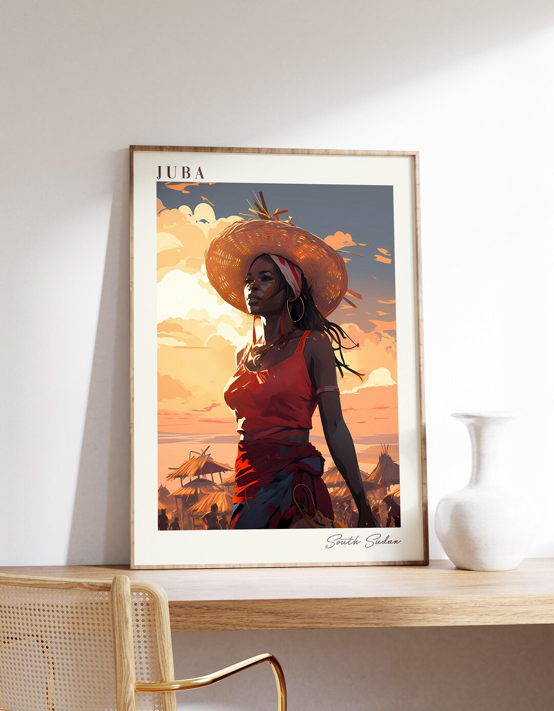 Juba Travel Poster | South Sudan Travel Decor | South Sudan Poster ...